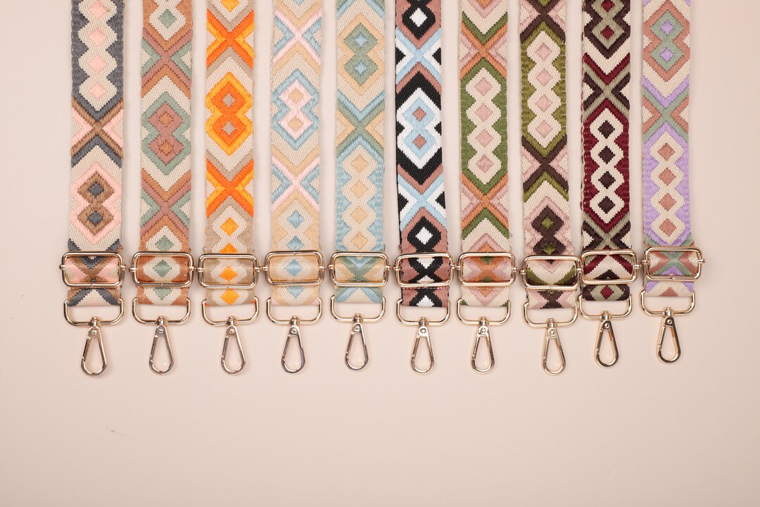 Patterned Bag Straps, Crossbody Purse Strap, Different Patterns ...