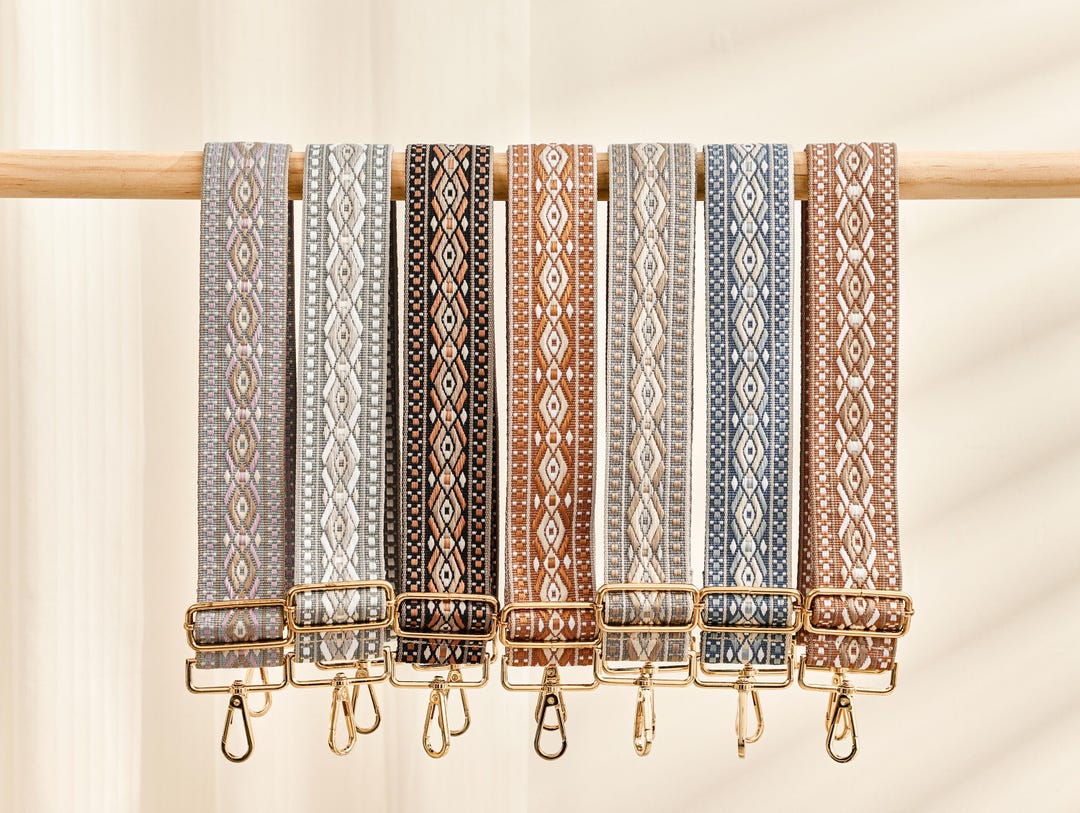 Crossbody Bag Strap - 7 Designs Available, Replacement Purse Strap ...