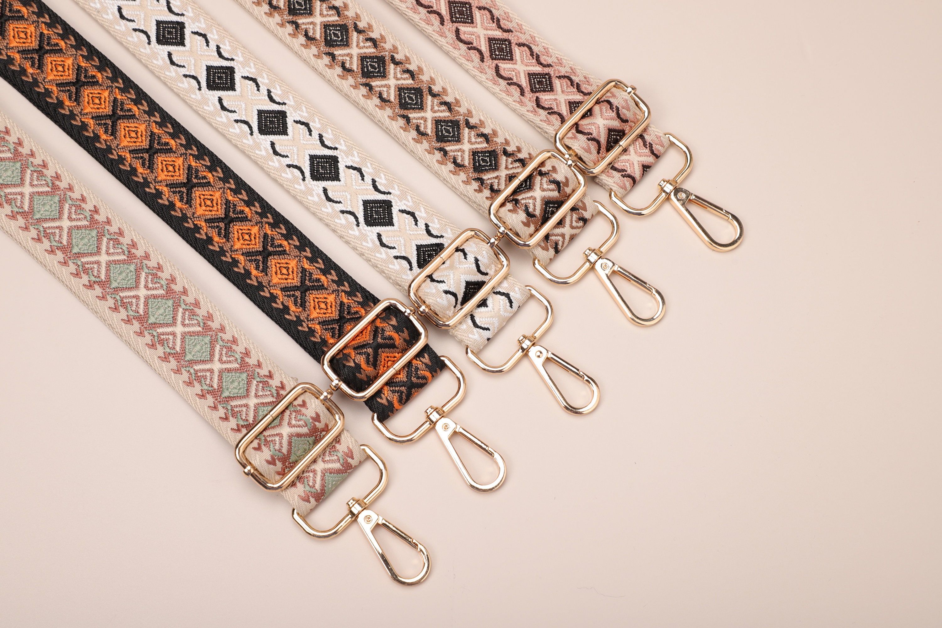 Patterned Bag Straps, Crossbody Purse Strap, Different Patterns ...