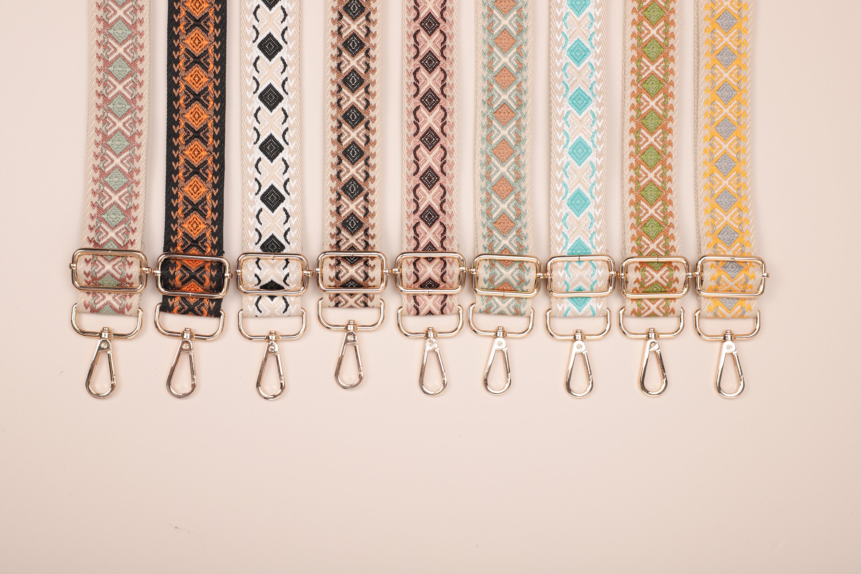 Patterned Bag Straps, Crossbody Purse Strap, Different Patterns ...