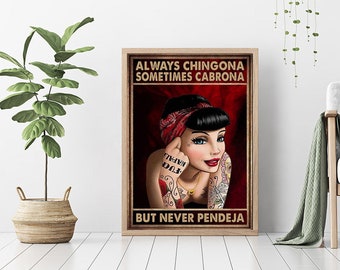 Chingona Wall Art - Etsy