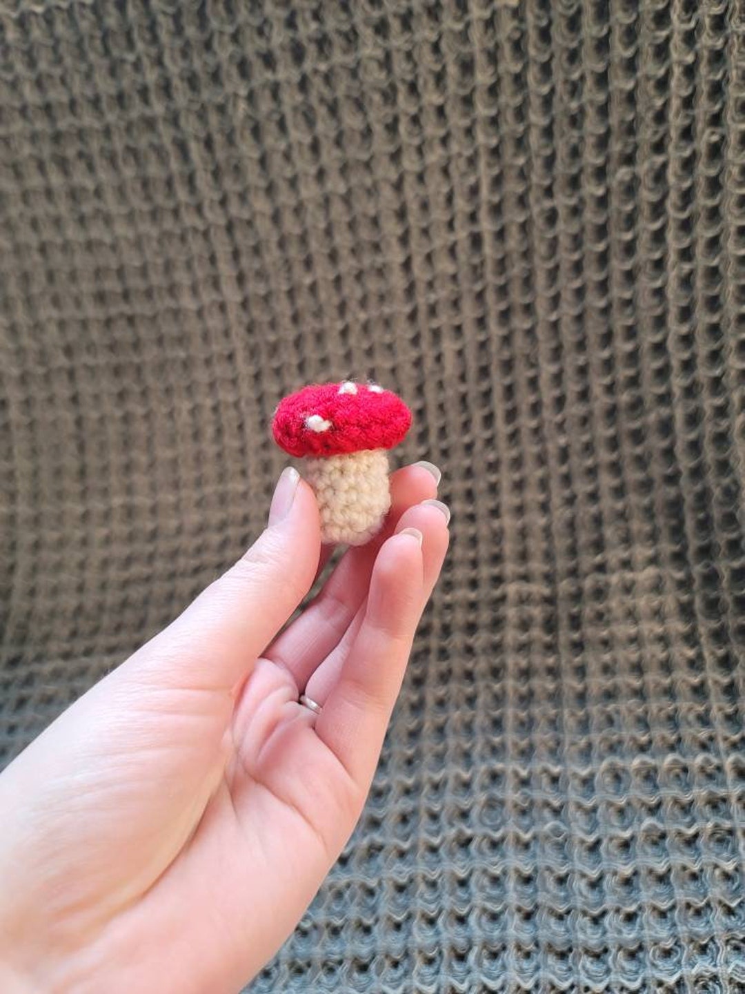 Mushroom, Mini Crochet Stuffed Mushroom, Handmade Toy, Keychain - Etsy
