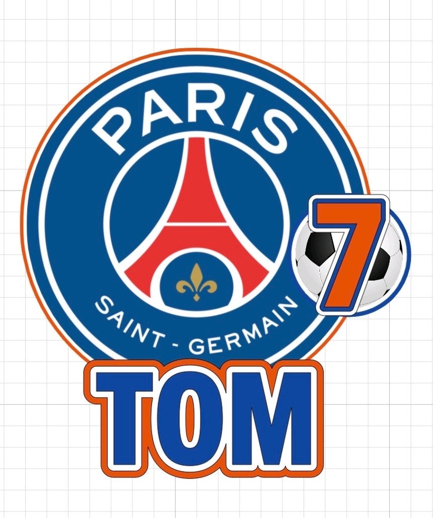 Topper Cake PSG Paris Saint-germain/ Décoration Gateau PSG - Etsy