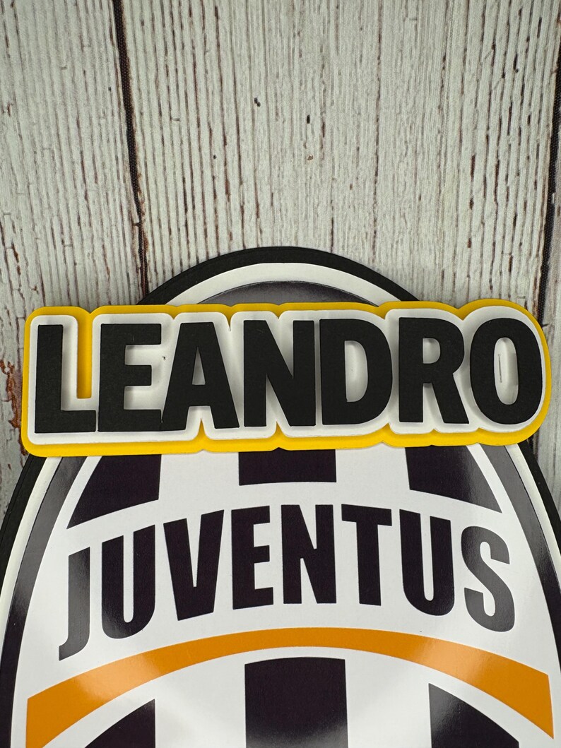 Topper Cake FCJ Football Club Juventus / Cake Decoration FCJ Juventus ...