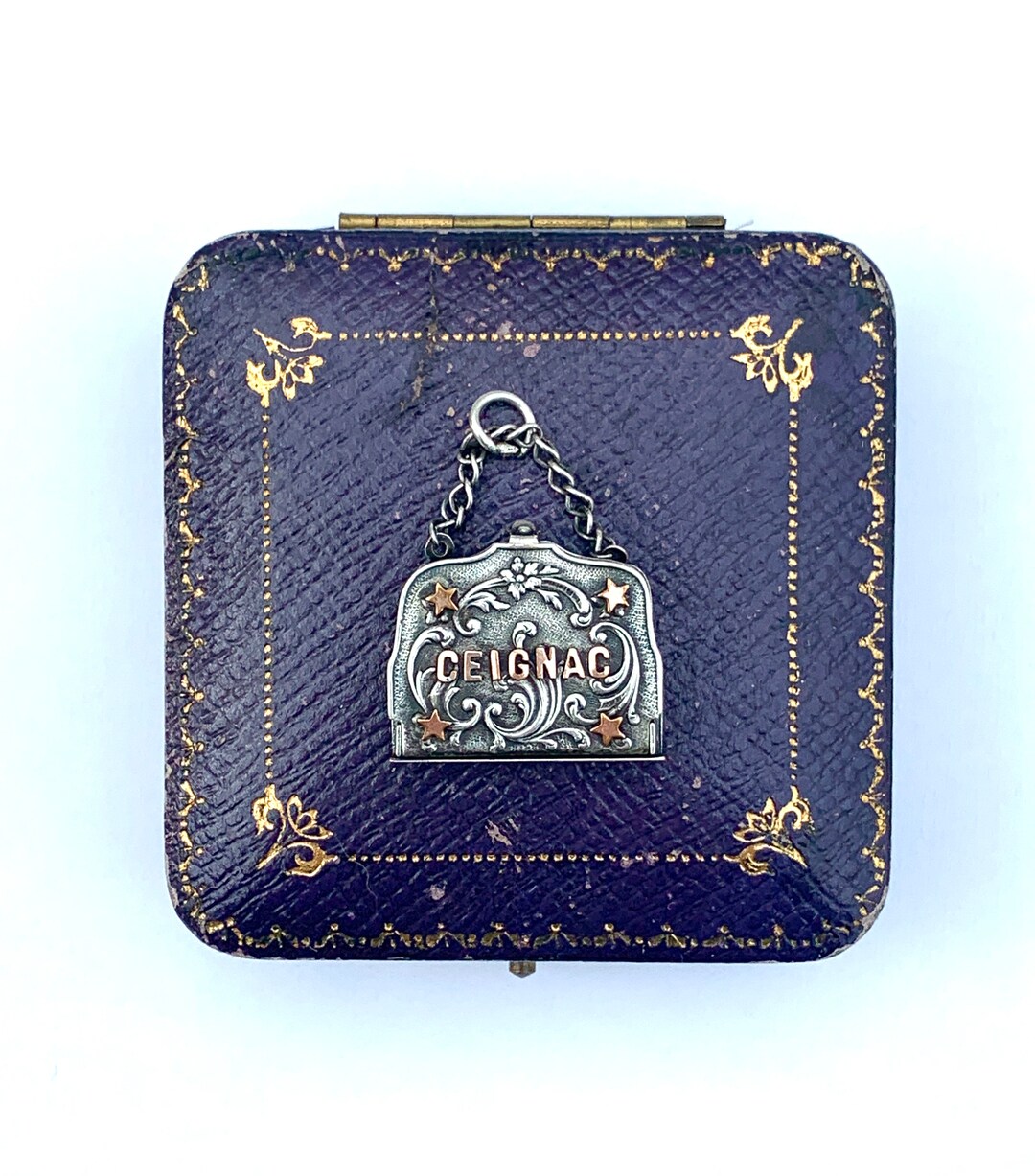 Antique French Art Nouveau Silver Plated Purse Locket Pendant - Etsy