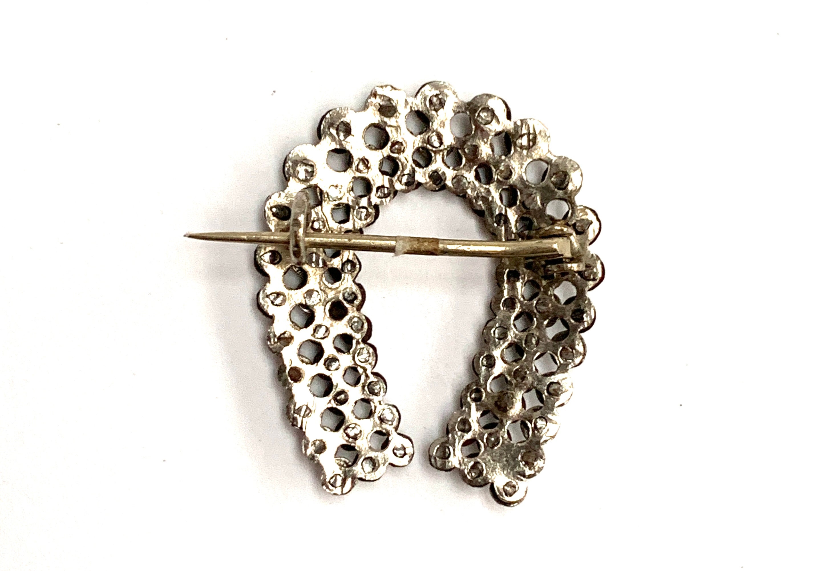 Antique Georgian Cut Steel Lucky Horseshoe Brooch - Etsy