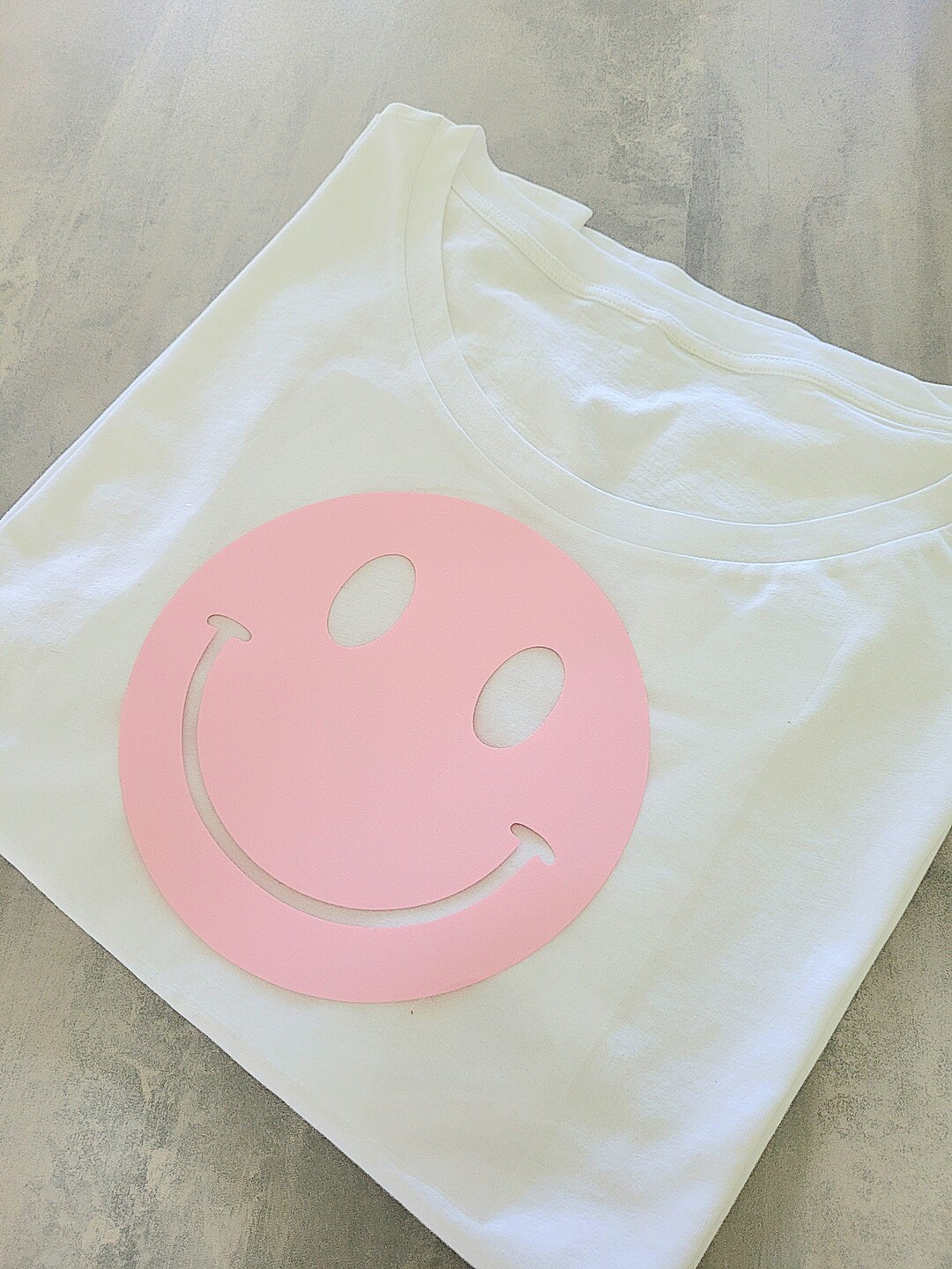 Neon Smiley Iron-on Patch Large / Plot / Iron-on Image to Iron Onto ...