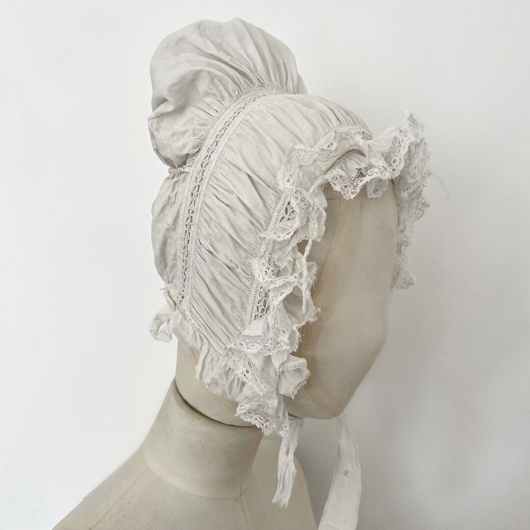 Antiqie Regency Bonnet / Cap 1830s - Etsy