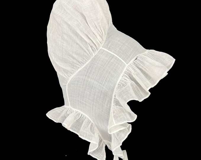 Antique Regency Muslin Bonnet/cap 1820s 1830s - Etsy