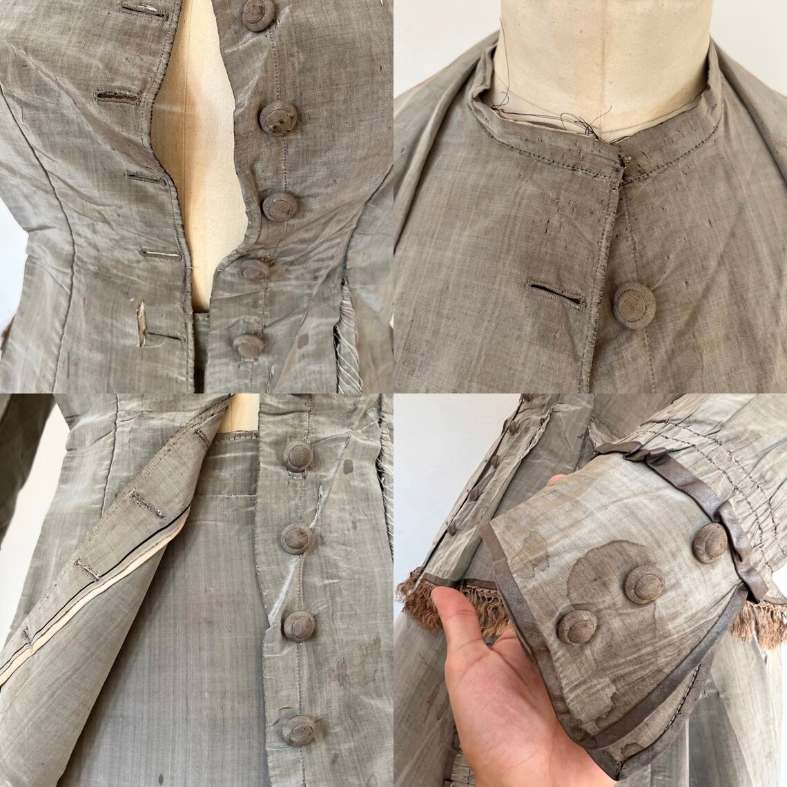 Antique Victorian Dress Bustle 1870s - Etsy