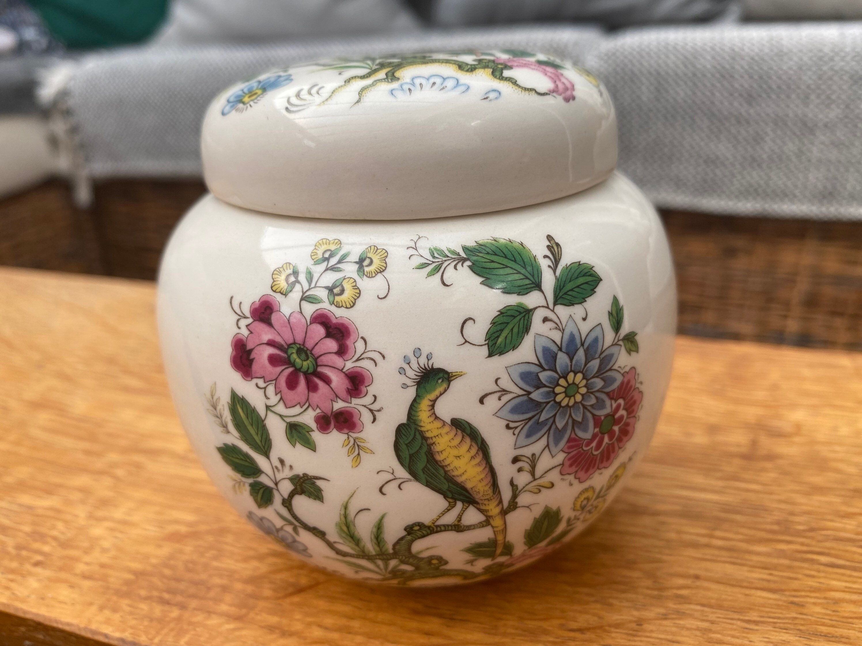 Vintage Sadler Ginger Jar With Lid - Etsy