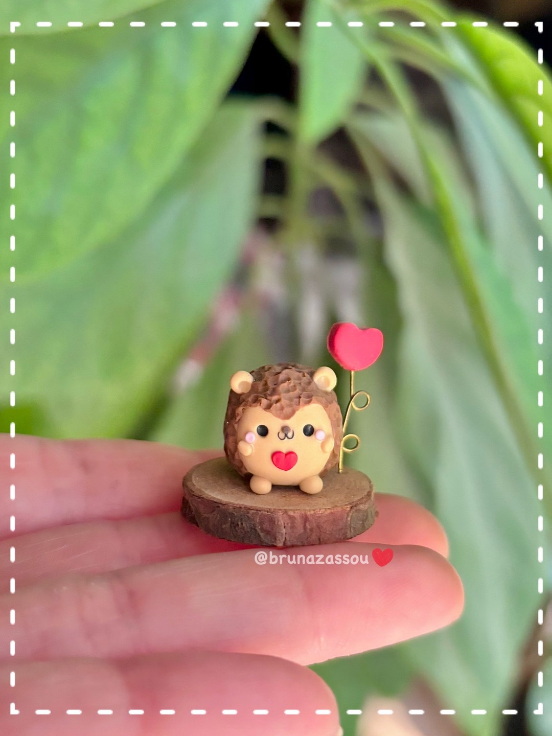 Small Hedgehog Miniature in Clay Cute Table Friend Mini Hedgehog ...