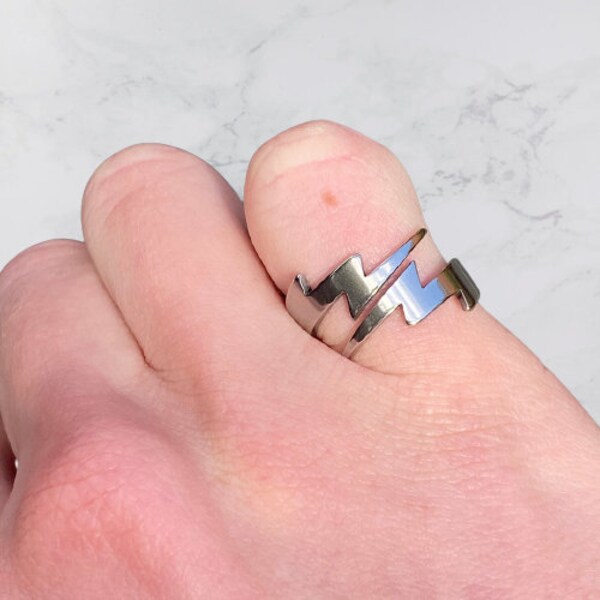Lightning Ring - Etsy