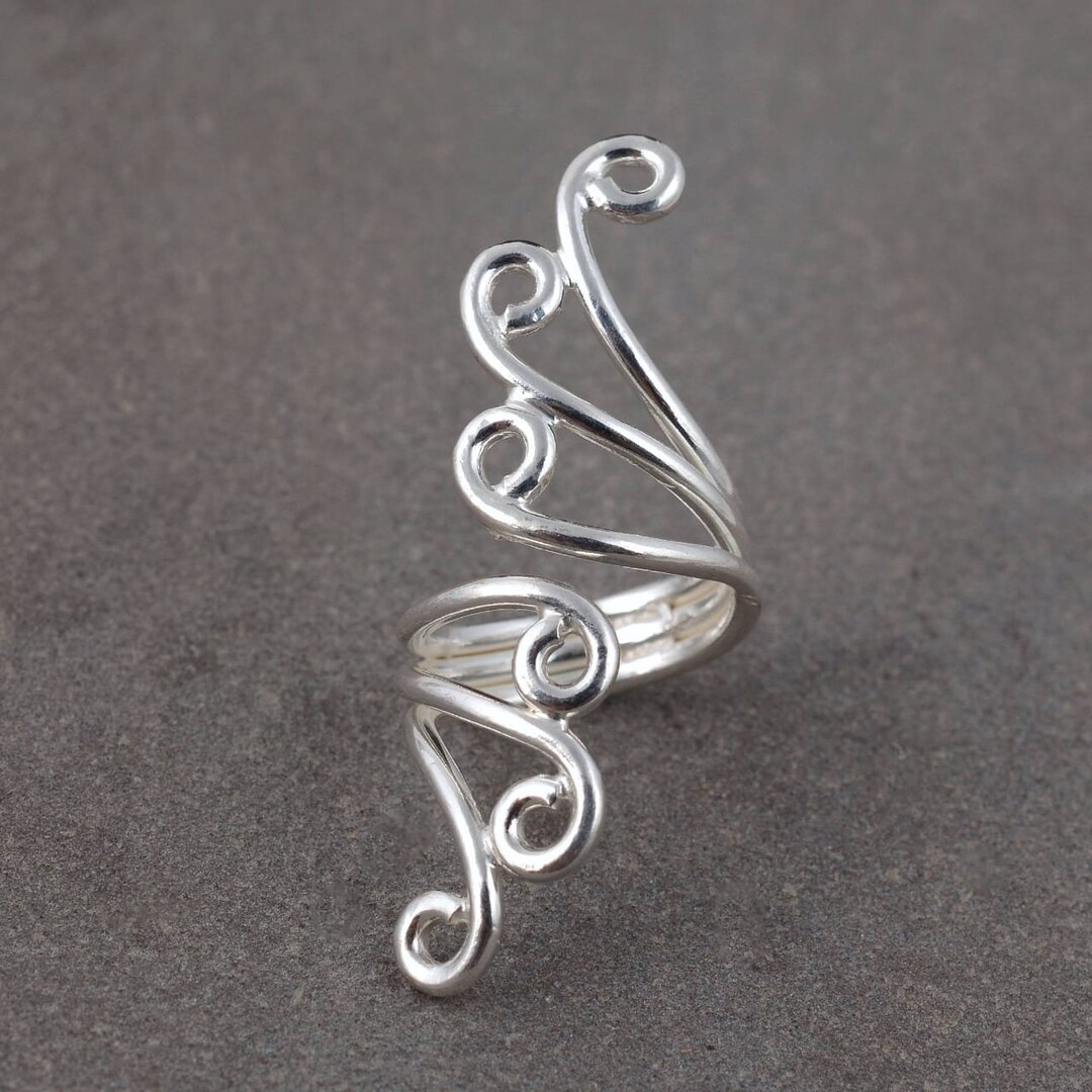Trigger Finger Rings, 925 Sterling Silver. - Etsy
