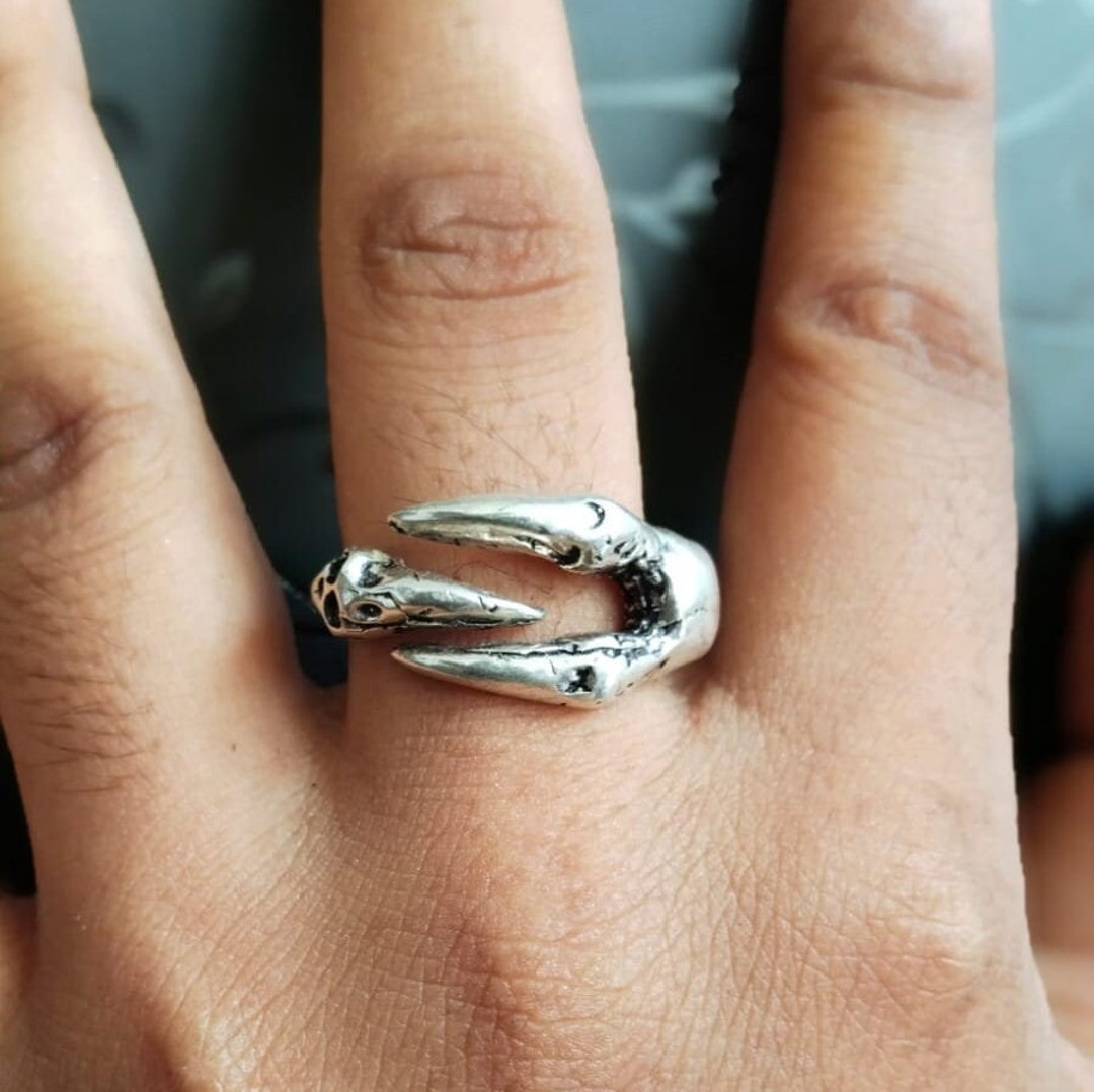 Claws Ring, Claw Ring, Gothic Ring, Brass Ring, Dragon Claws Jewelry ...