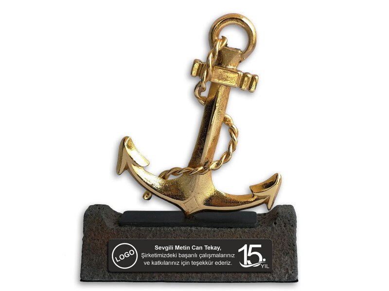 Personalized Gold, Silver & Bronze Sea Anchors Awards, Customized ...
