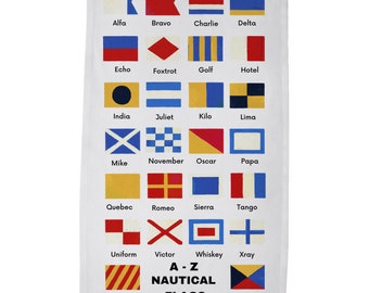 The Phonetic Alphabet and Morse Code Cotton Tea Towel - Etsy