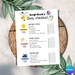 Editable Daily School Checklist for Kids Printable Task - Etsy