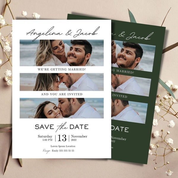 Photo Collage Invite - Etsy