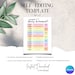 Editable Daily Schedule Template, Daily Routine, Kids Planner for ...