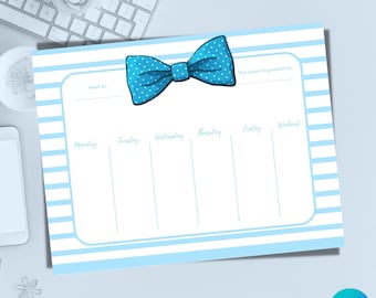 Boys Student Planner Printable - Etsy