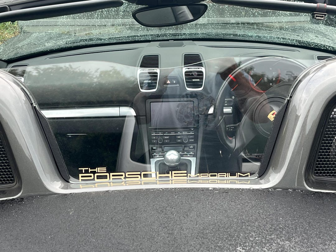 Transparent "high Line" Wind Deflector for Porsche Boxster 981 / 718 ...
