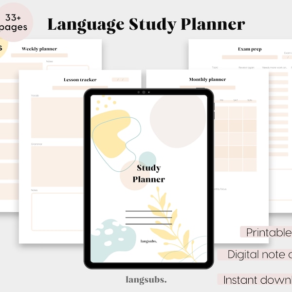 Study Planner - Etsy Australia