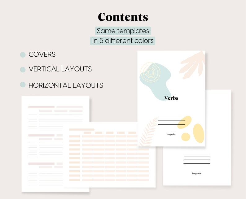 Verb Conjugation Practice Worksheets - Etsy