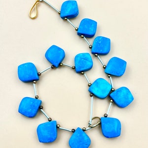 96.00 carat firoza briolette fancy shape necklace, amazing making ...