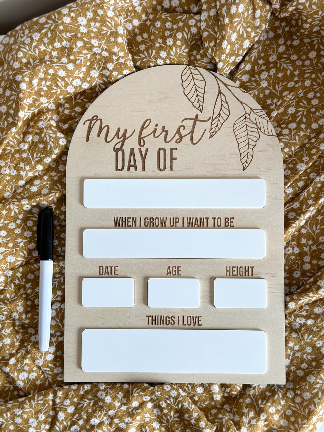 Double Sided First and Last Day Back to School Board, School Board ...