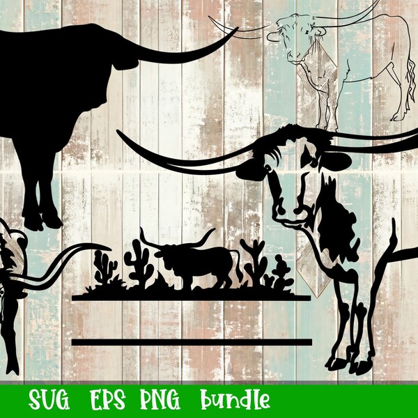 Longhorn Svg File - Etsy