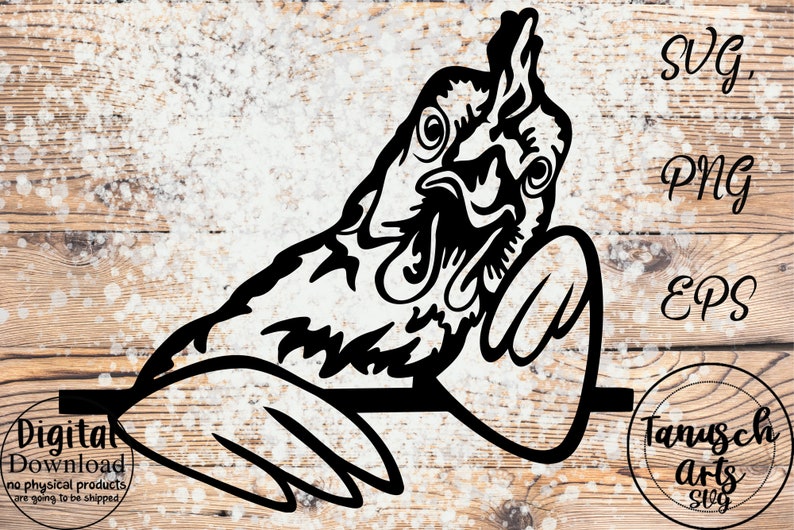 Peeking Chicken Laser SVG Gluck It Rooster Farm Animals Cut - Etsy