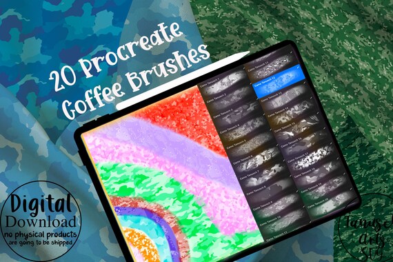 2o Camouflage Procreate Brush Set Seemless and Dynamical - Etsy UK