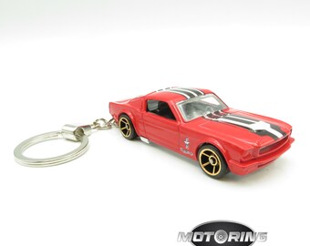 Red Ford Mustang Keychain - Etsy