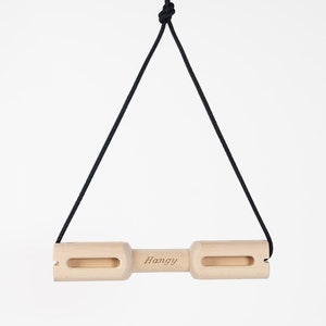 Mobile Hangboard Hangy for Warm-up or Home Workout, Wooden Hangboard ...