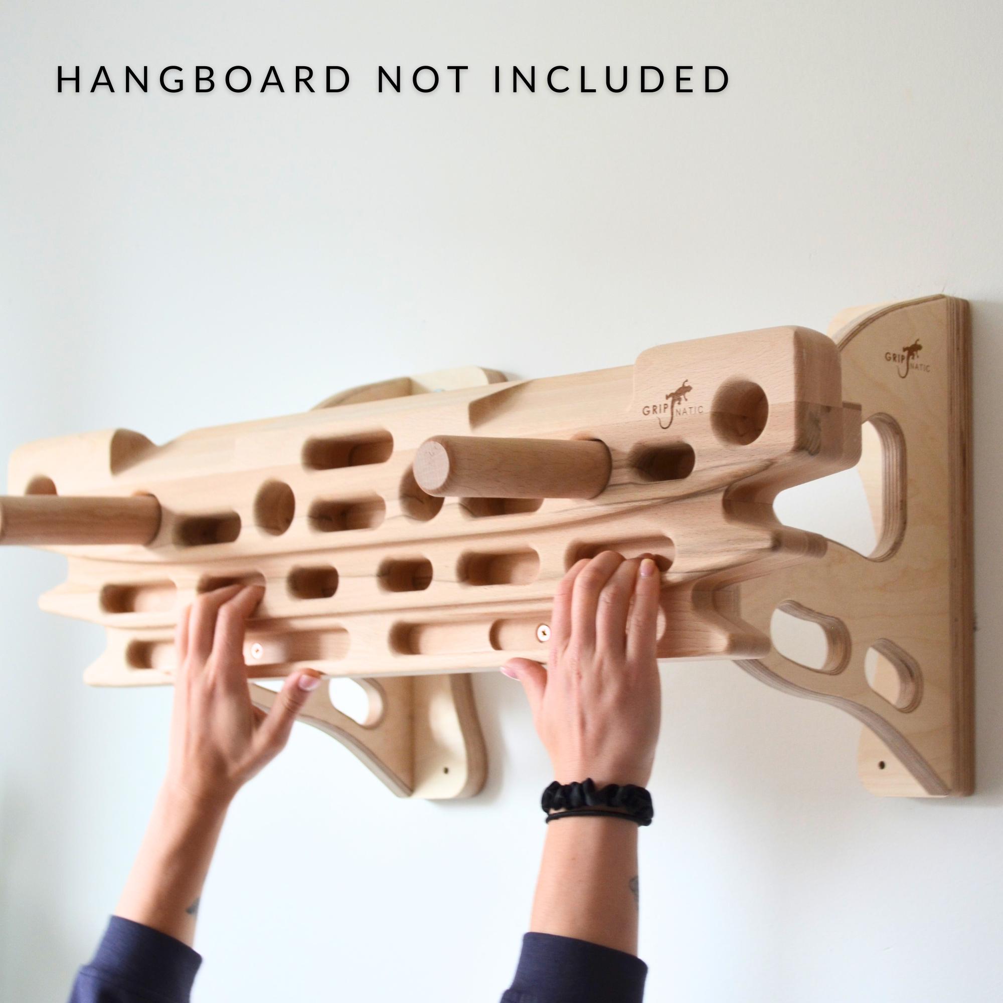 Hangboard Holder - Waveline WOOD Console – Mount Hangboard Anywhere ...