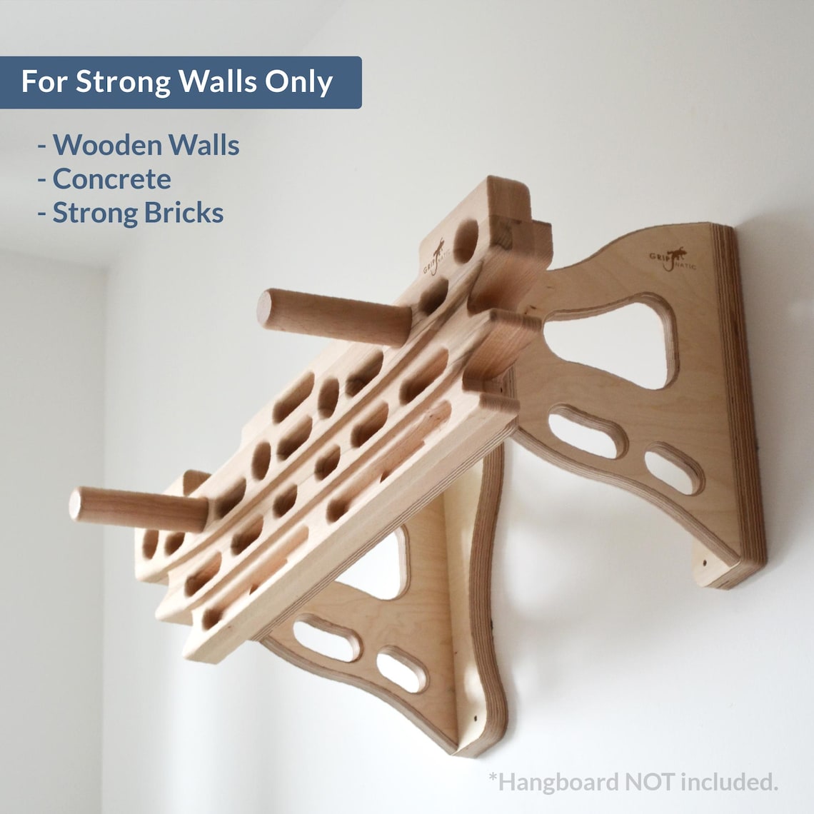 Hangboard Holder - Waveline WOOD Console – Mount Hangboard Anywhere ...