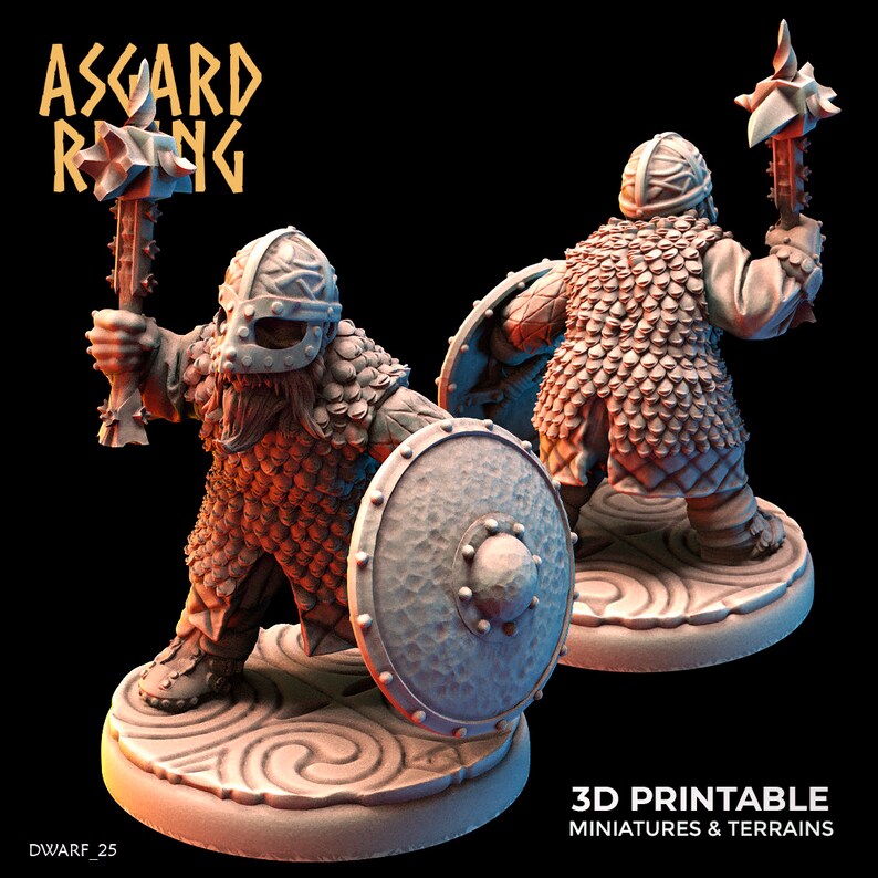 Dwarf Scale Armor Dwarf Scale Armor single Ver. Models - Etsy
