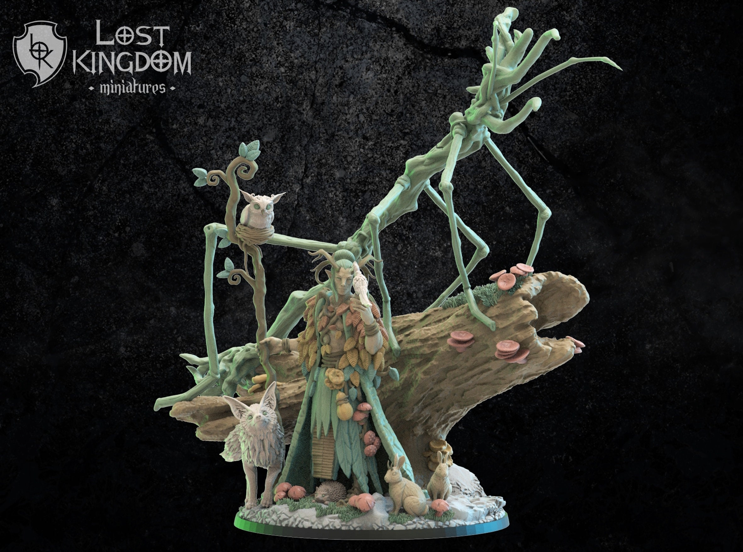 Masaki Acient Druid Wood Elves-mori Elves Fantasy tabletop - Etsy