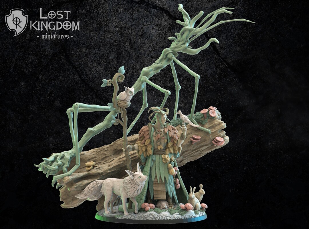 Masaki Acient Druid Wood Elves-mori Elves Fantasy tabletop Oldhammer ...