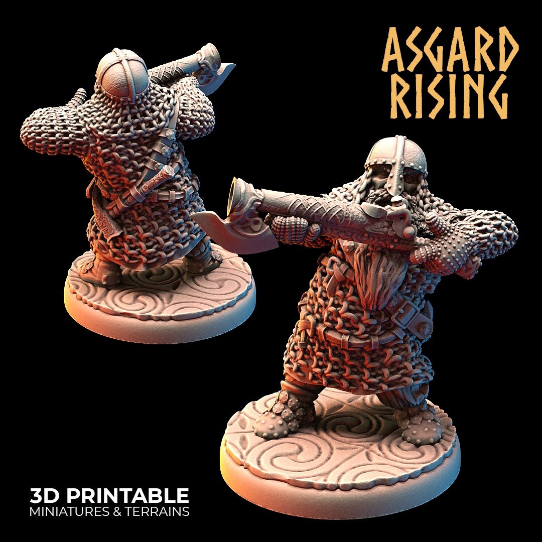Dwarf Rifle Dwarf With Rifle Chainmail Armor Heavy Armor Modular ...
