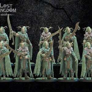 Femetsu Mugen Guard Wood Elves-mori Elves Fantasy tabletop-oldhammer ...