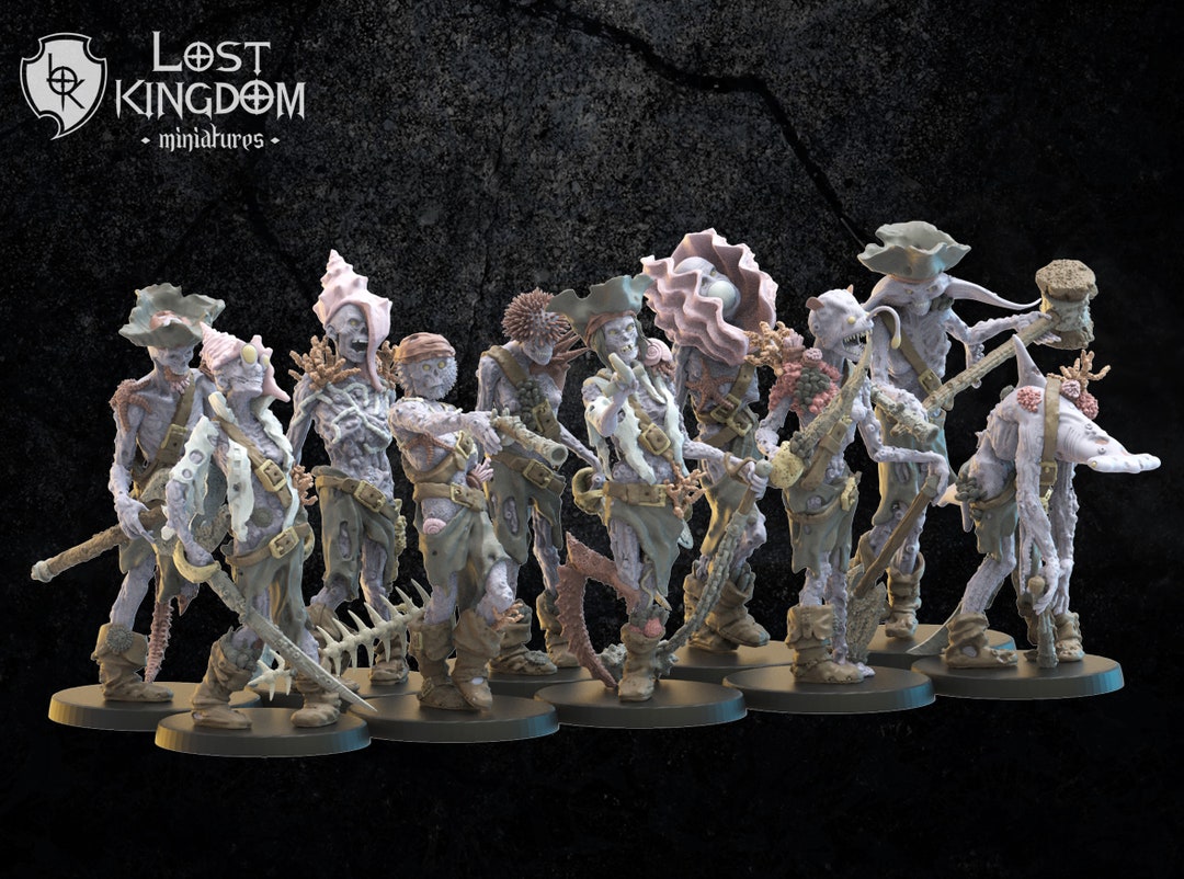 Deep Sea Regiment-undead of Misty Island-pirates-fantasy-tabletop ...