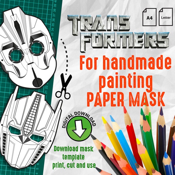Transformers Mask - Etsy