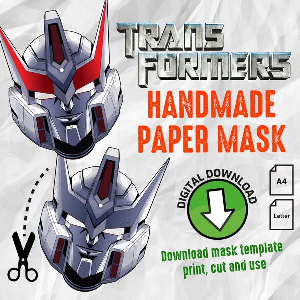 Transformers Mask - Etsy
