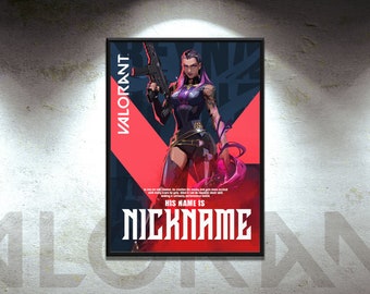 Valorant Poster Reyna - Etsy