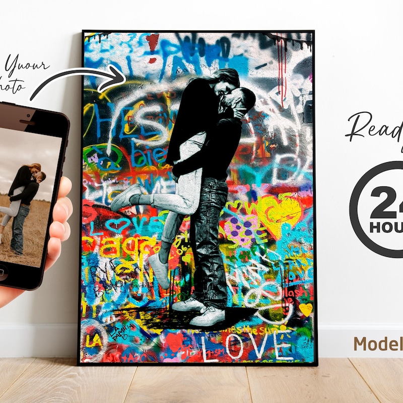 Custom Graffiti Art of Photo - Etsy UK