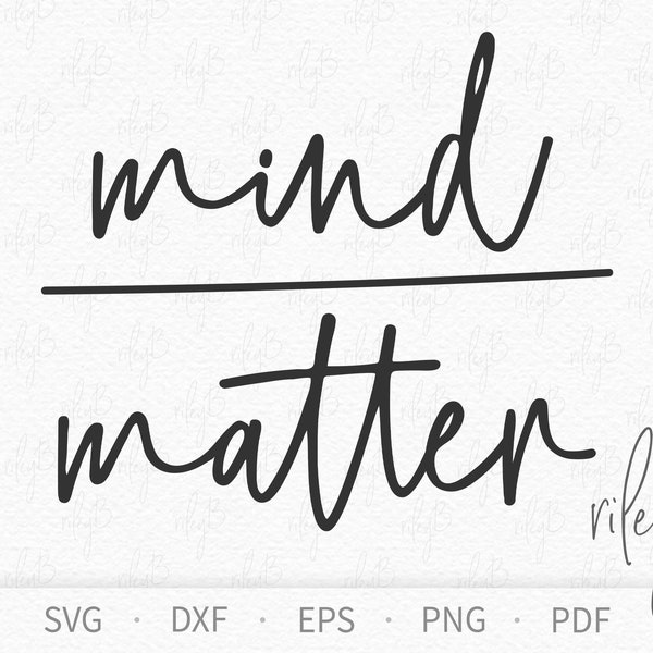 Mind Over Matter - Etsy