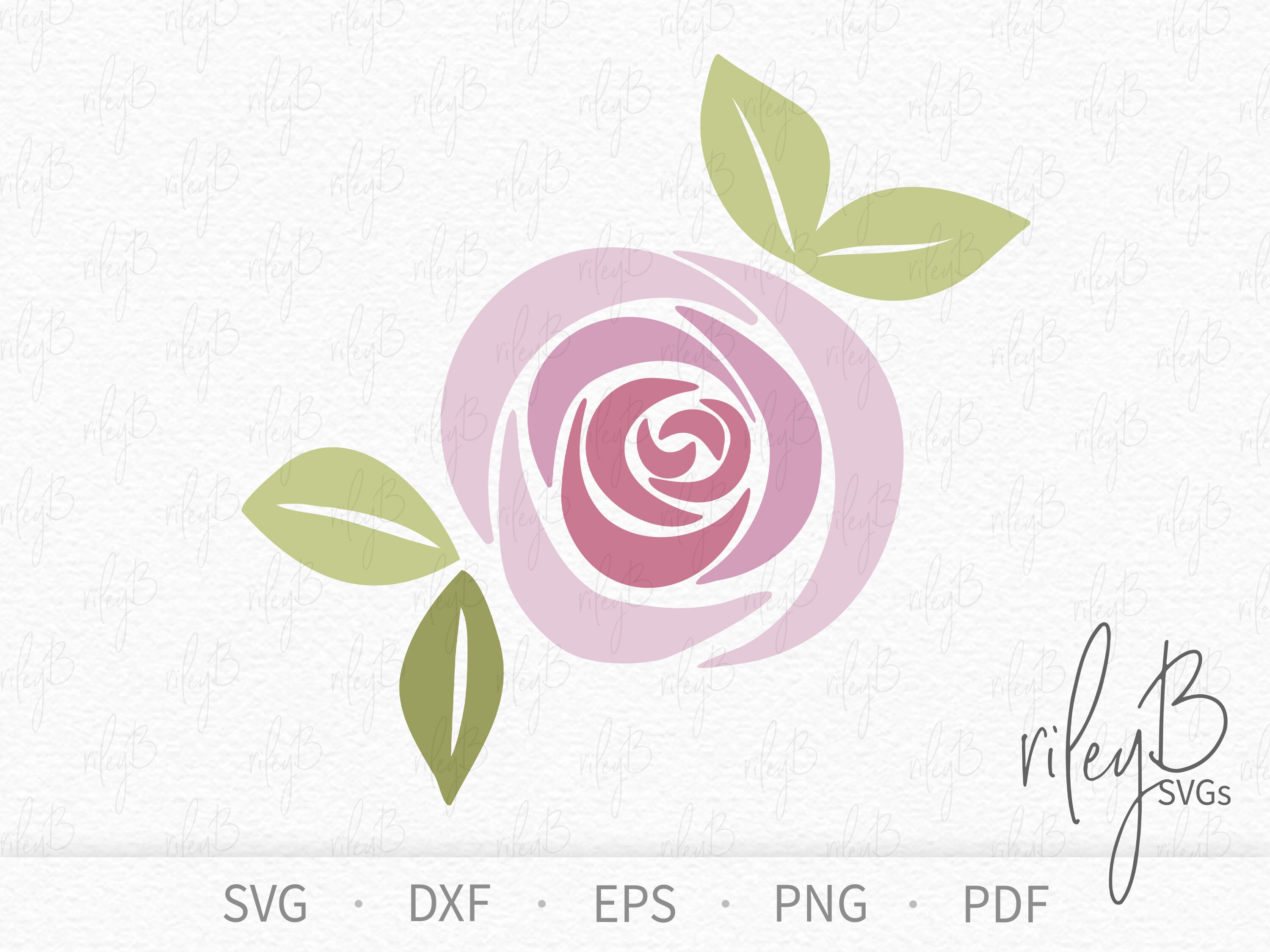 Rose SVG Rose Flower SVG Cute Flower Svg Abstract Rose Svg Rose ...