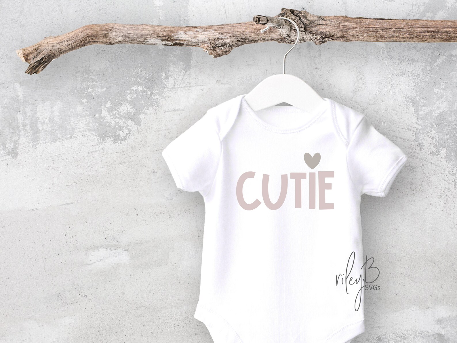 Cutie SVG Simple Cutie Word SVG Cutie and Heart SVG Baby Shower Gift ...